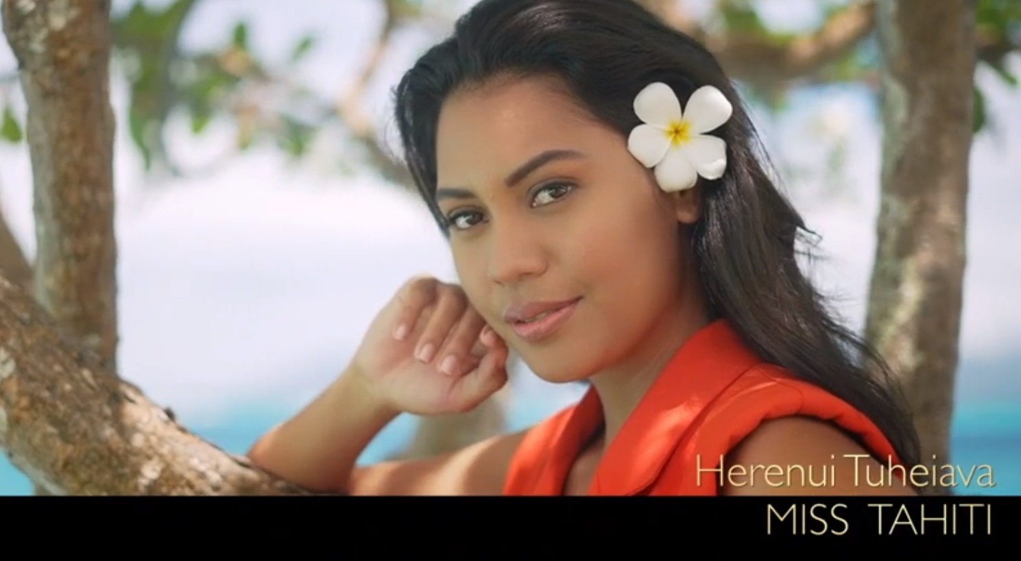 Miss France : découvrez le portrait officiel de Miss Tahiti Herenui Tuheiava • TNTV Tahiti Nui ...